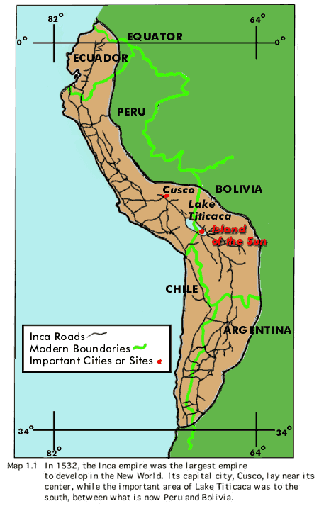 Inca Civilization Map